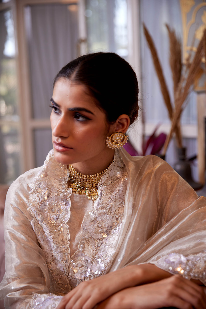 Anmol Tissue Maya Saree – Atelier Shikaarbagh