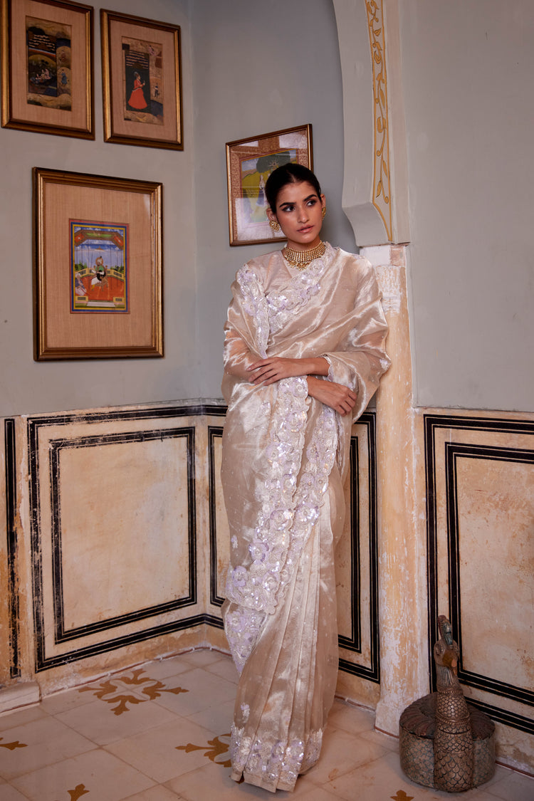 Anmol Tissue Maya Saree – Atelier Shikaarbagh